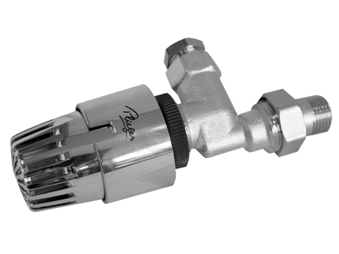 MC000330 - Radiator stop valve (Wrong right-angled with button)