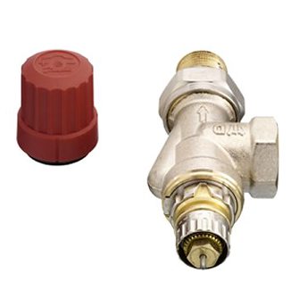 MC000331 - Radiator stop valve (Wrong right-angled without button)