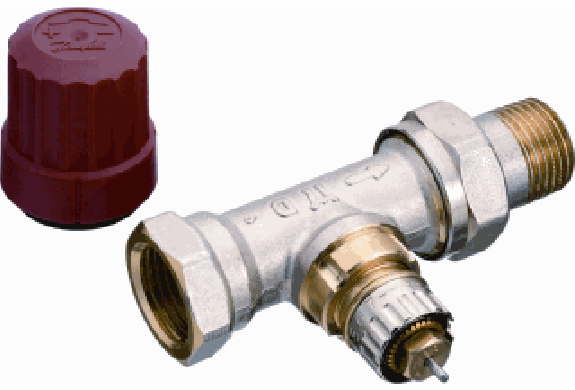 MC000333 - Radiator stop valve (straight without button)
