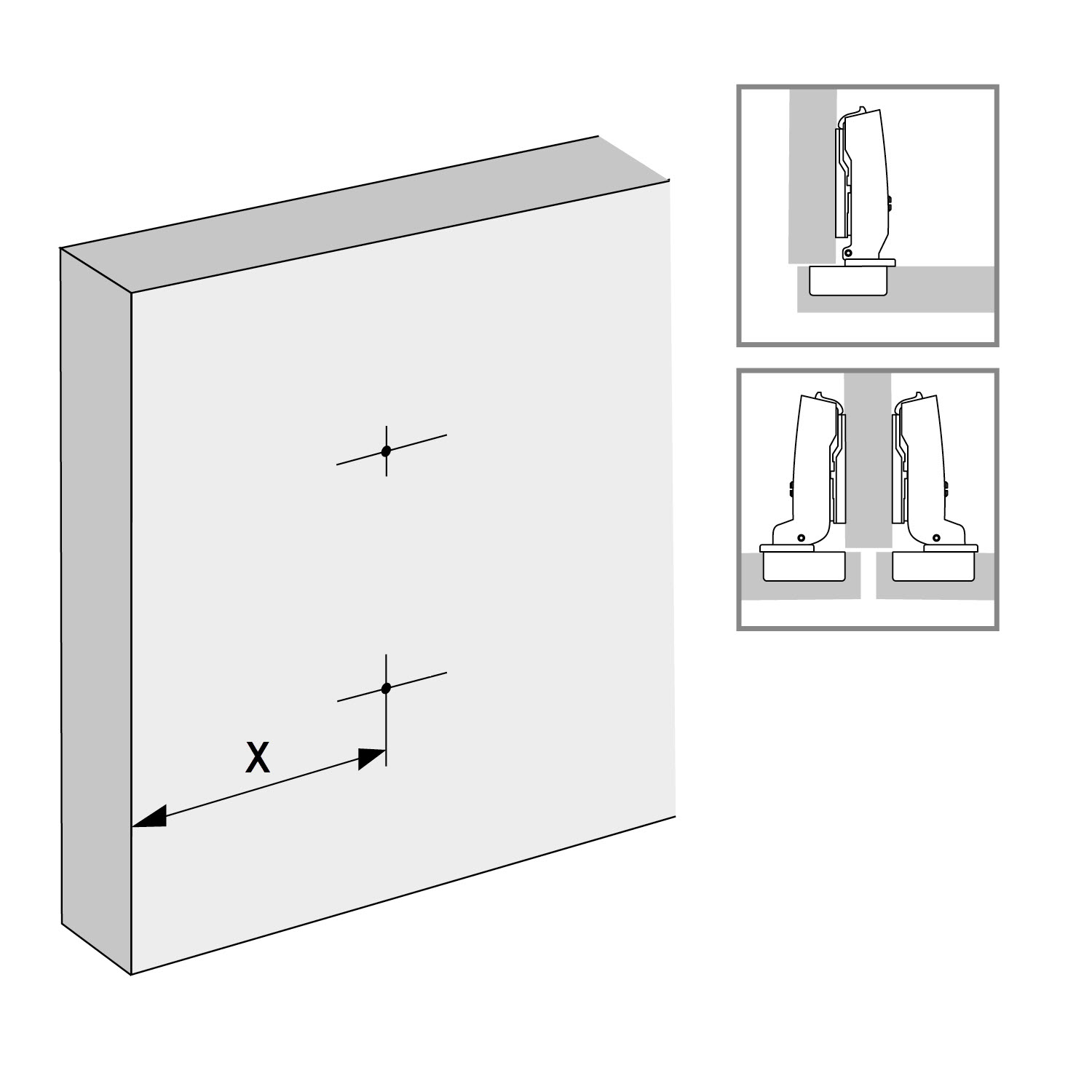 EC004932 - Mounting plate for furniture hinge