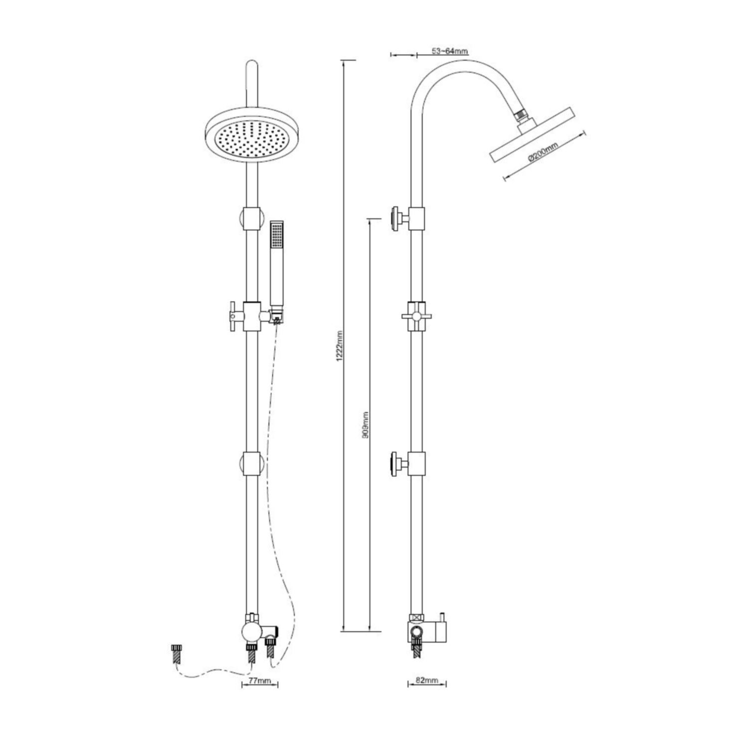 EC010109 - Sliding rod combination