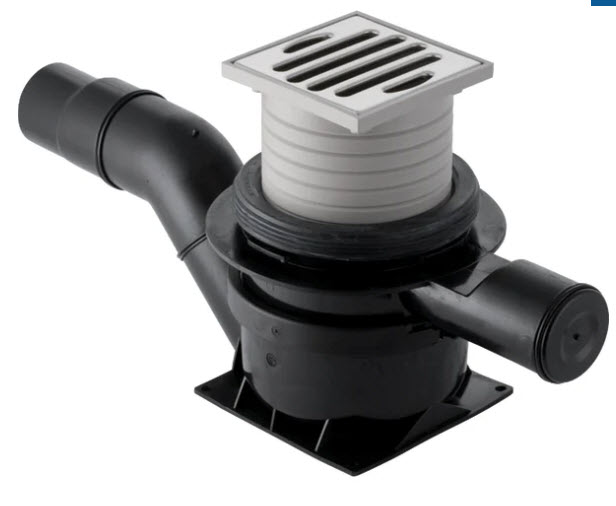 EC010568 - Floor drain with several connections